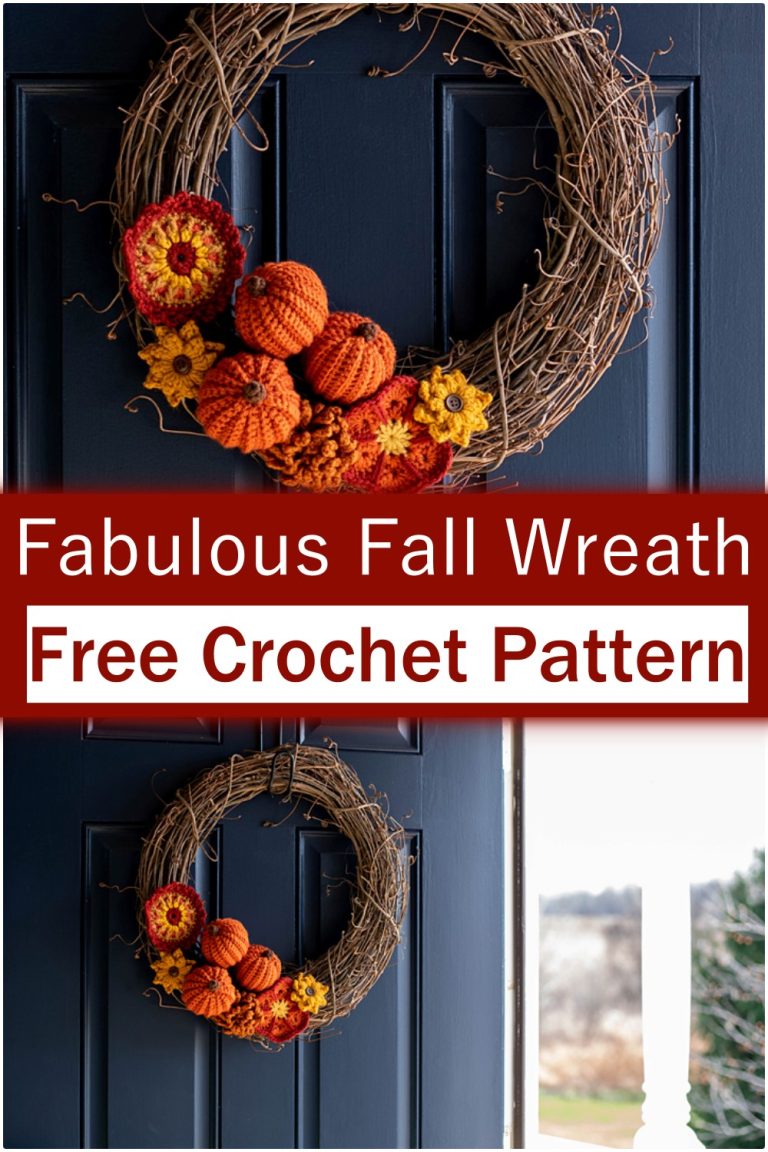 31 Free Crochet Wreath Patterns For All Occasions - DIY Crafts