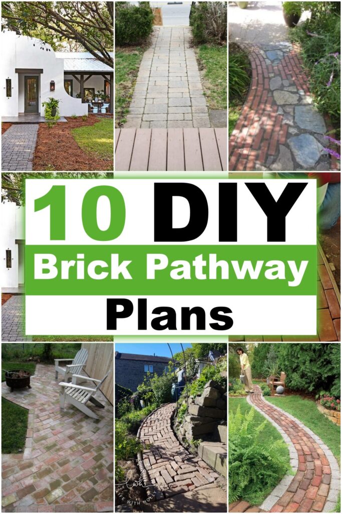10 DIY Brick Pathway Plans - DIY Crafts