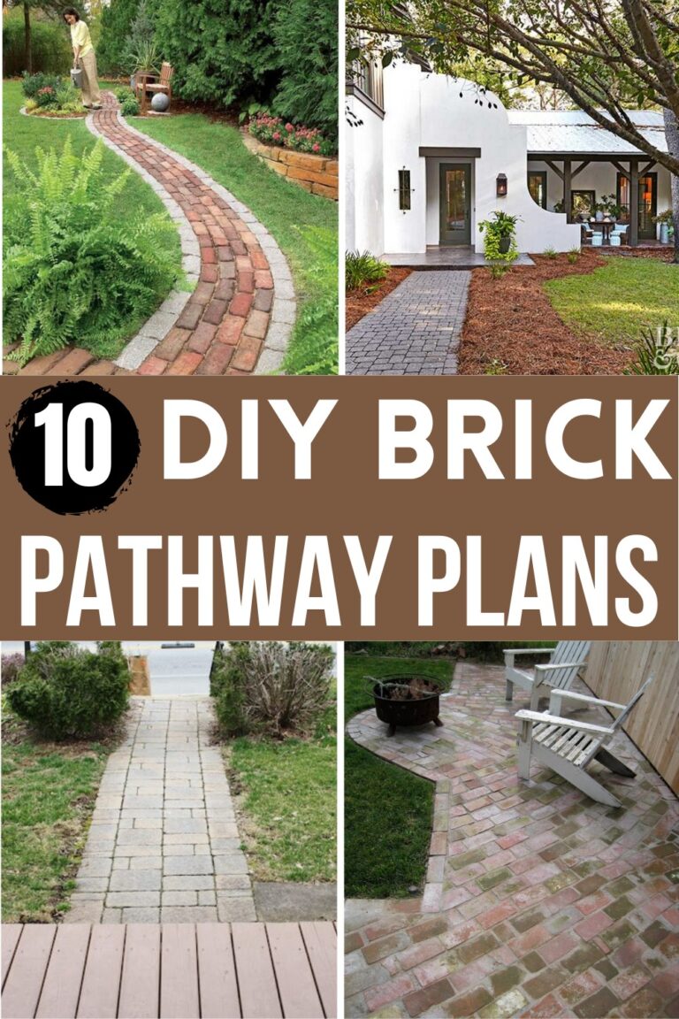 10 DIY Brick Pathway Plans - DIY Crafts