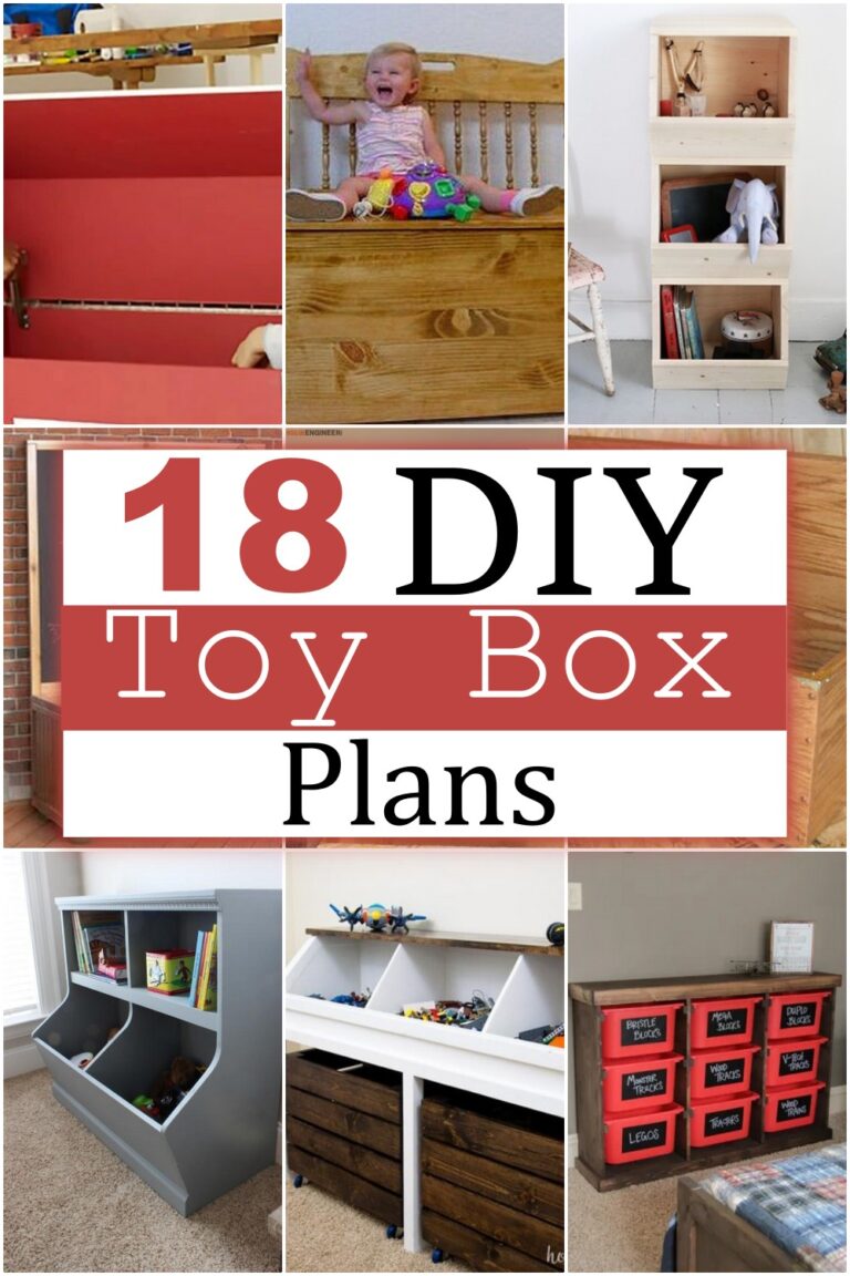 18 DIY Toy Box Plans For Kids Toys - DIY Crafts