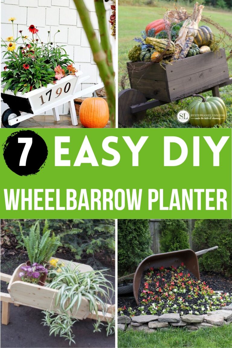 7 DIY Wheelbarrow Planter Plans - DIY Crafts