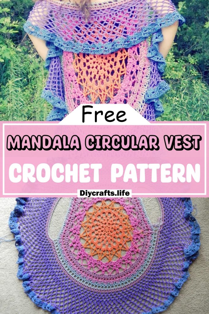 10 Free Crochet Circle Vest Patterns For Women - DIY Crafts