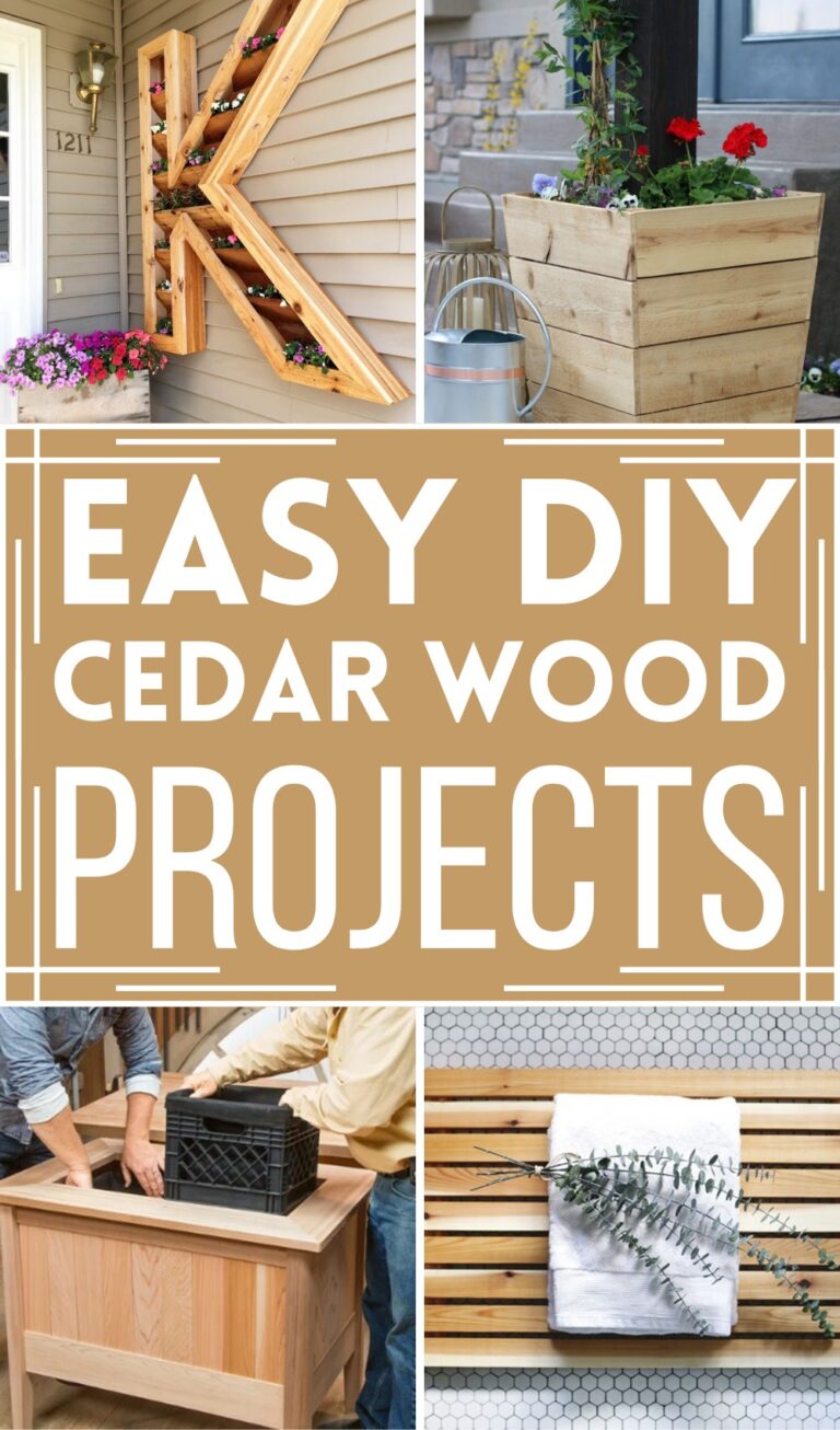 8 DIY Cedar Wood Projects - DIY Crafts