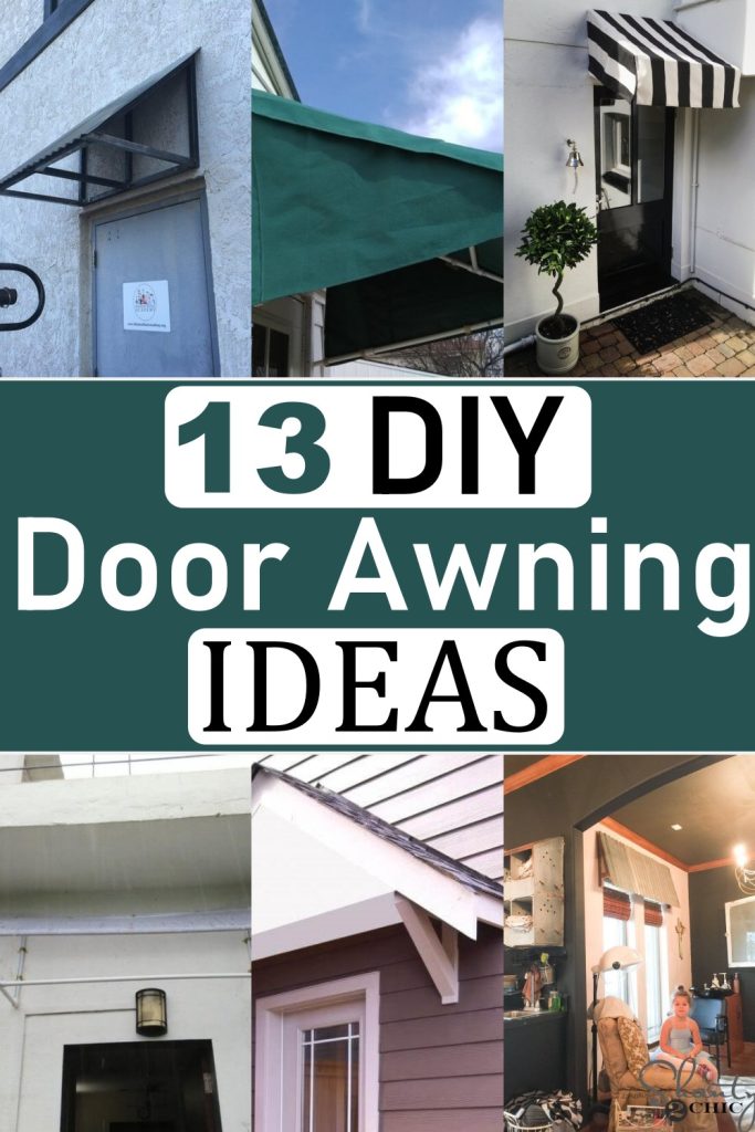 13 Homemade DIY Door Awning Plans - DIY Crafts