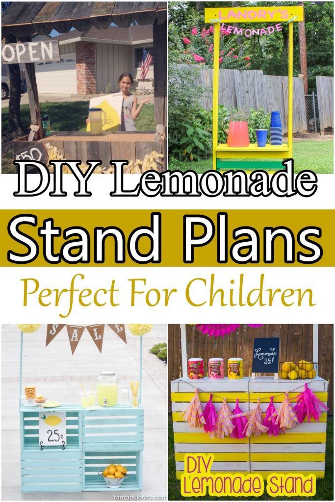 13 DIY Lemonade Stand Plans Perfect For Children - DIY Crafts