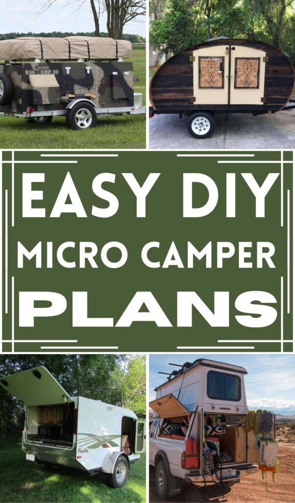 23 DIY Micro Camper Plans You Can Build Easily - DIY Crafts