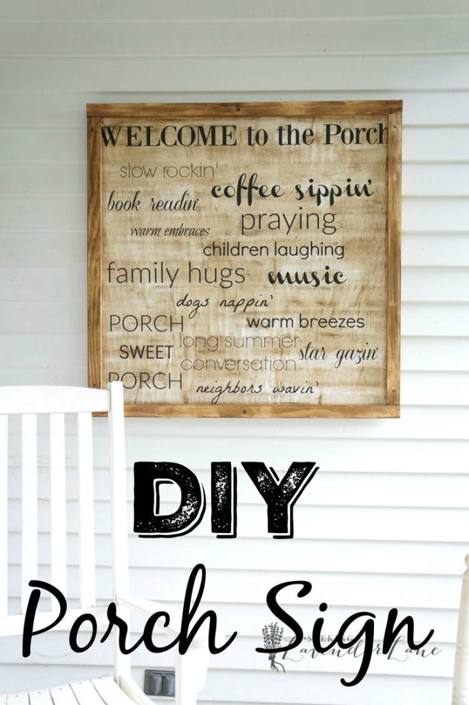 20 DIY Welcome Sign Ideas For Home Entrance - DIY Crafts