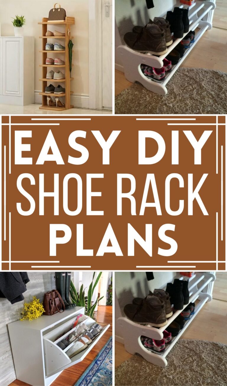 20 DIY Shoe Rack Plans You Can Build Today - DIY Crafts