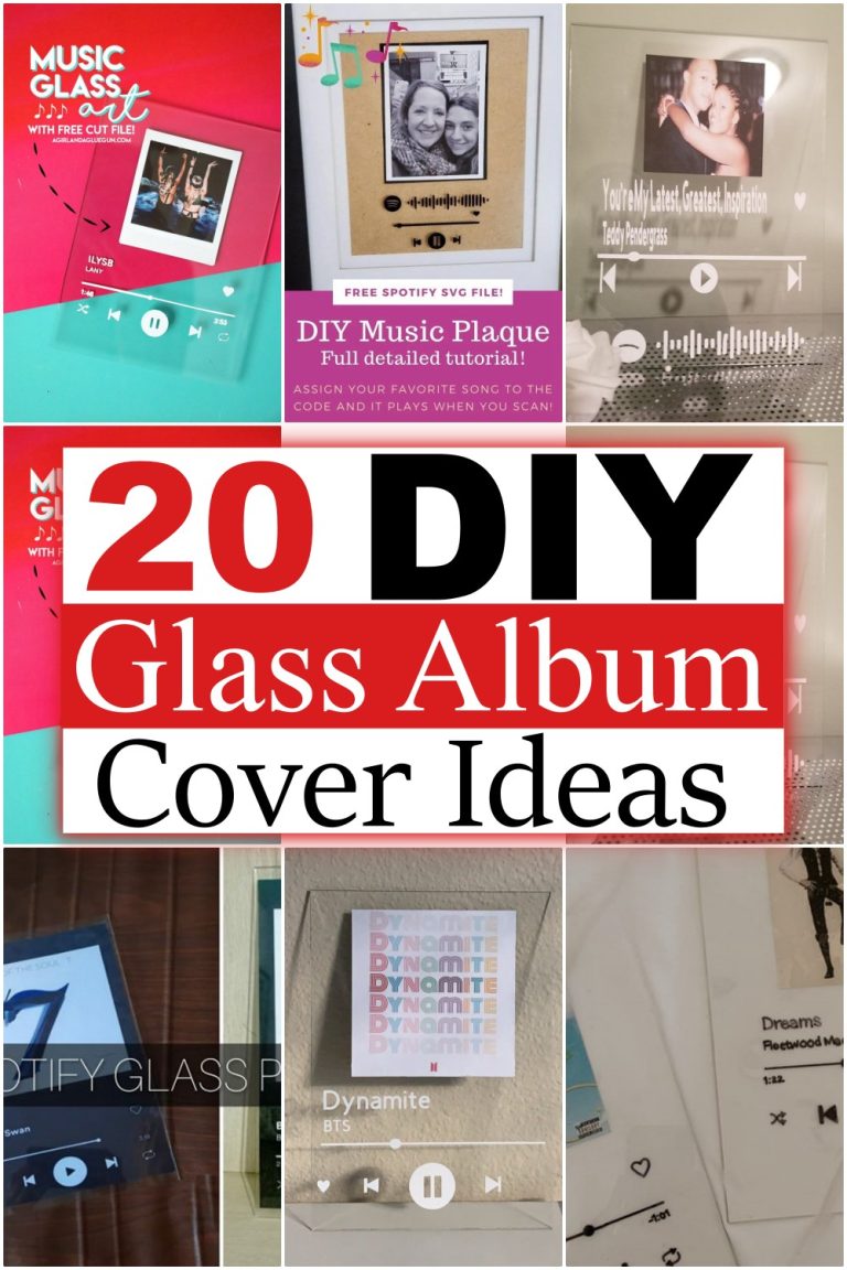 20 DIY Glass Album Covers - DIY Crafts