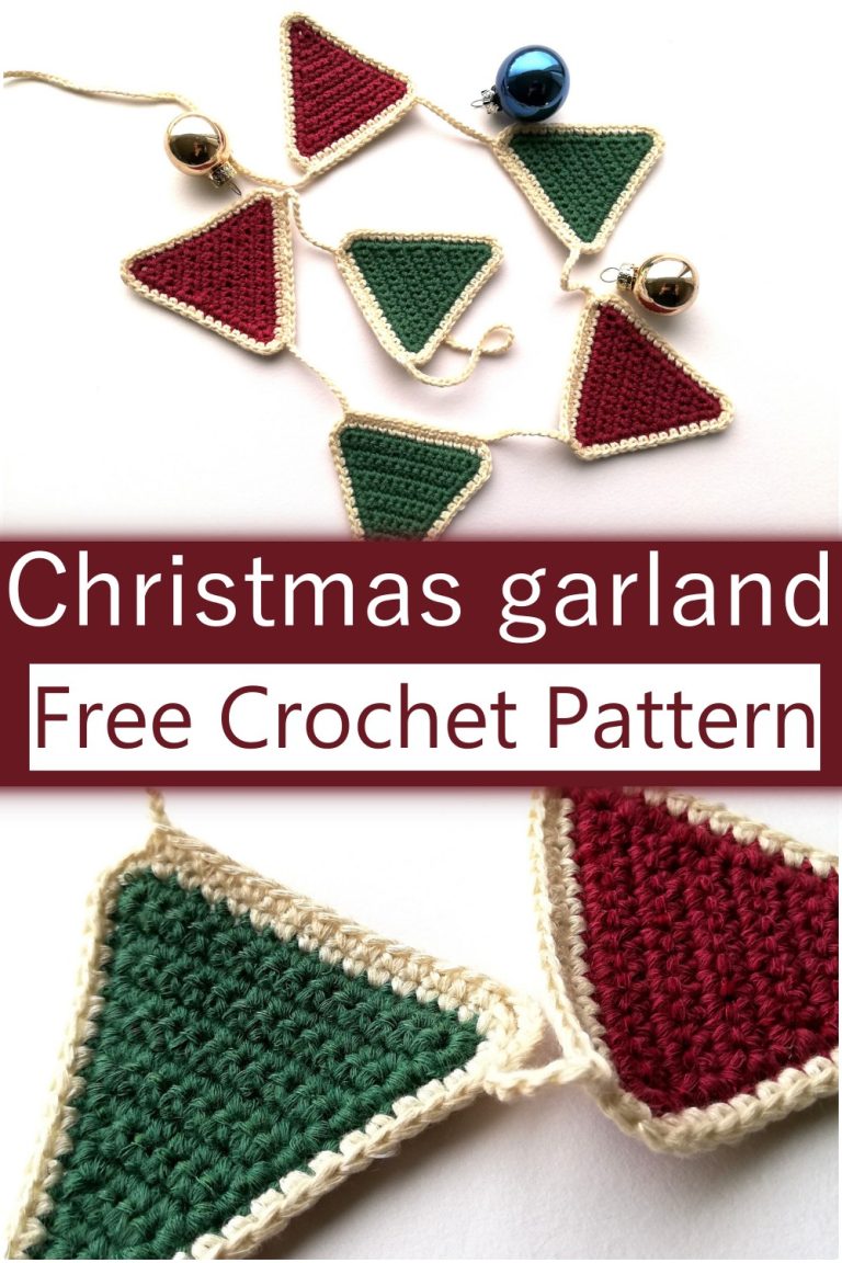 Free Crochet Christmas Garland Patterns - DIY Crafts