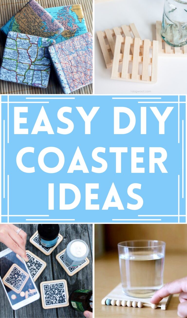 25 DIY Coaster Ideas - Make It Yourself - DIY Crafts