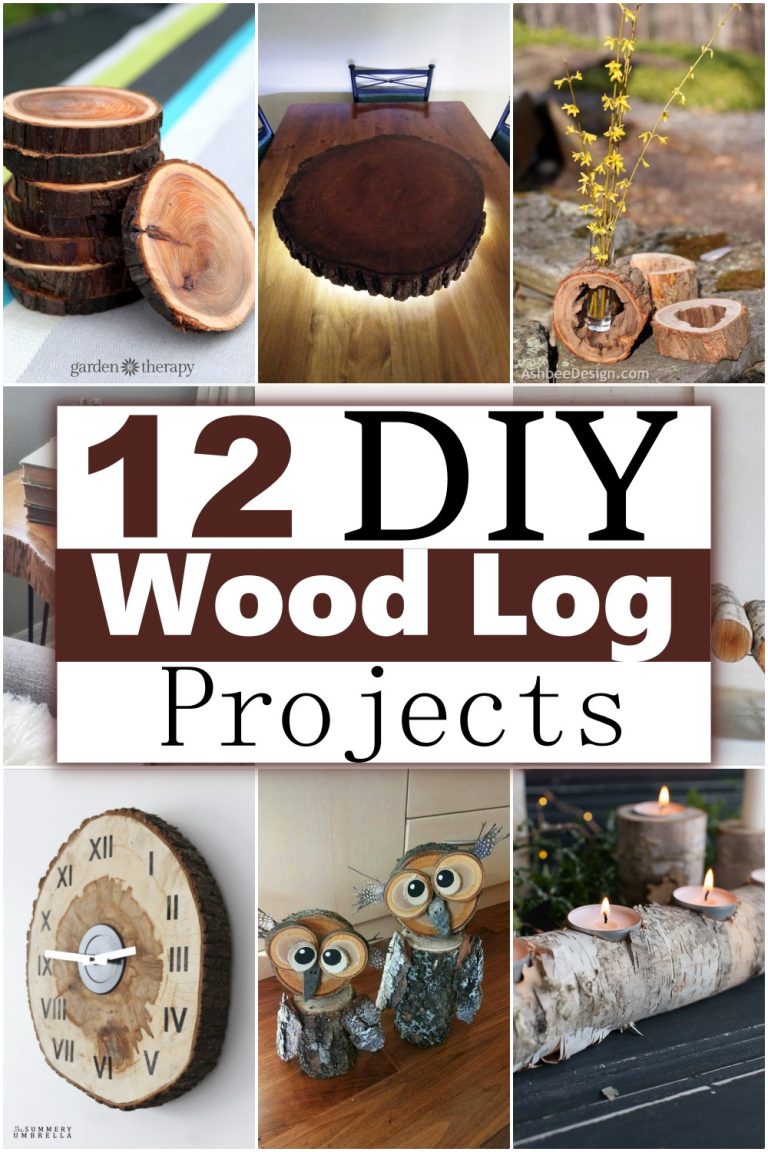 12 DIY Wood Log Projects - Add Creativity To Home - DIY Crafts