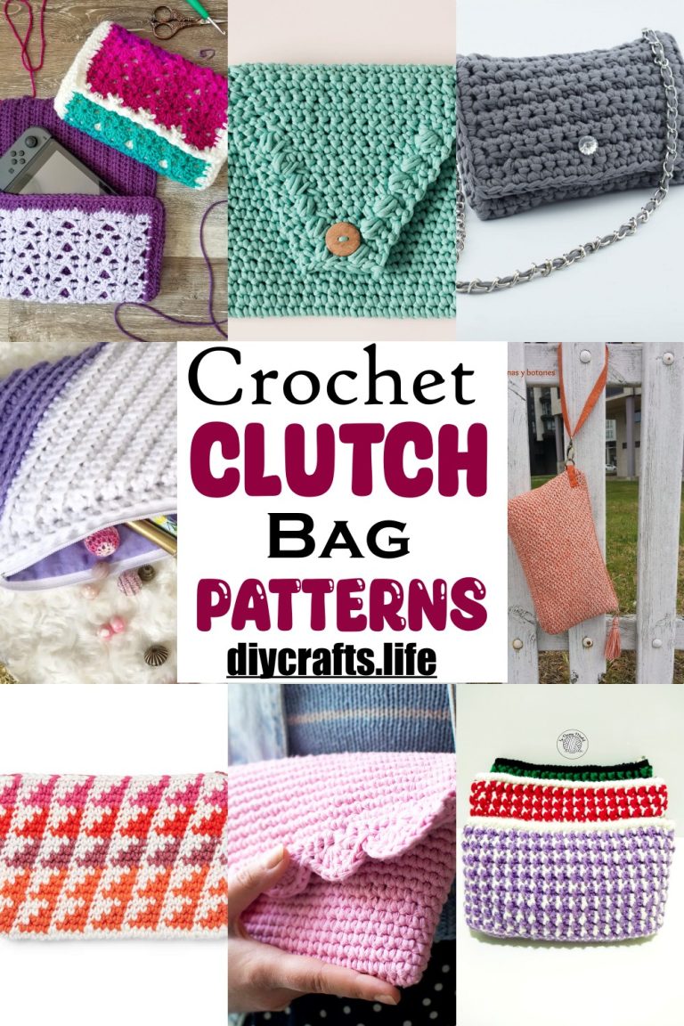32 Free Crochet Clutch Bag Patterns - DIY Crafts