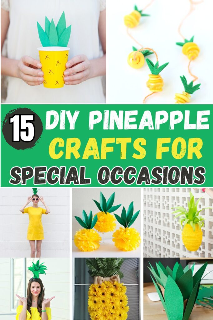 15 DIY Pineapple Crafts For Special Occasions - DIY Crafts