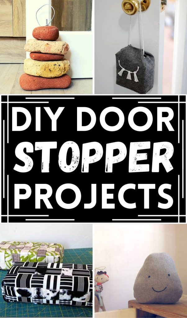 25 DIY Door Stopper Projects You Can Make Easily - DIY Crafts