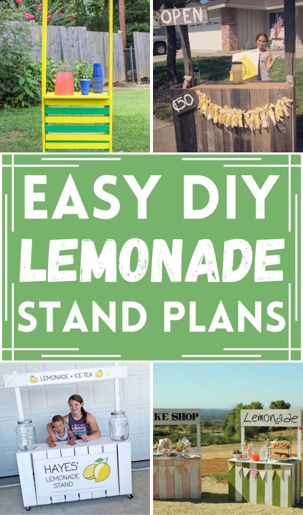 13 DIY Lemonade Stand Plans Perfect For Children - DIY Crafts
