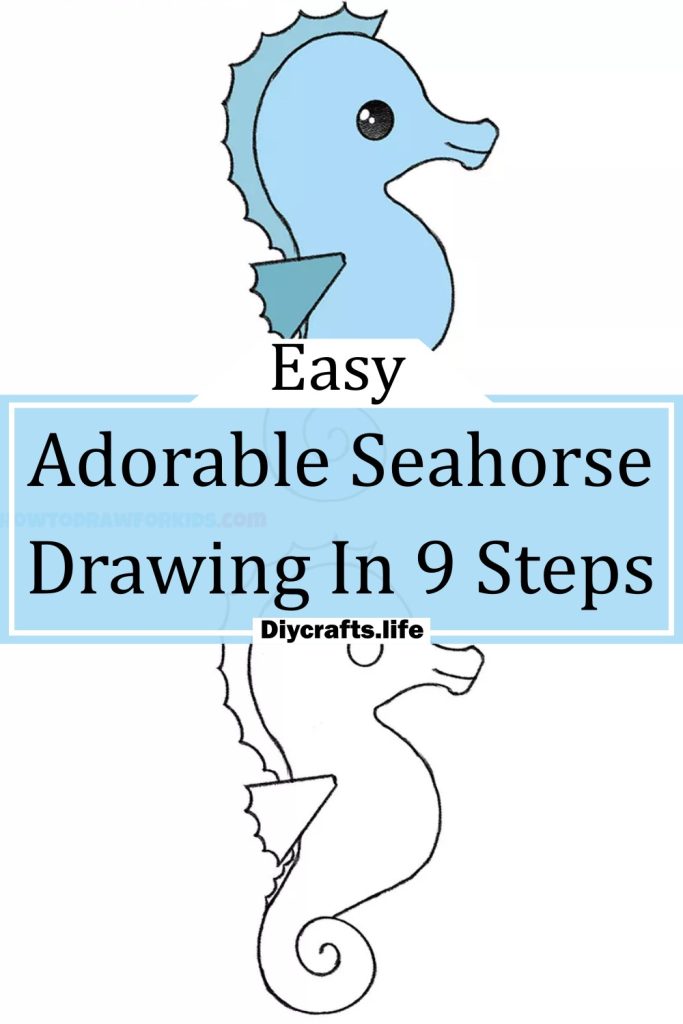 21 Easy Seahorse Drawing Ideas - DIY Crafts