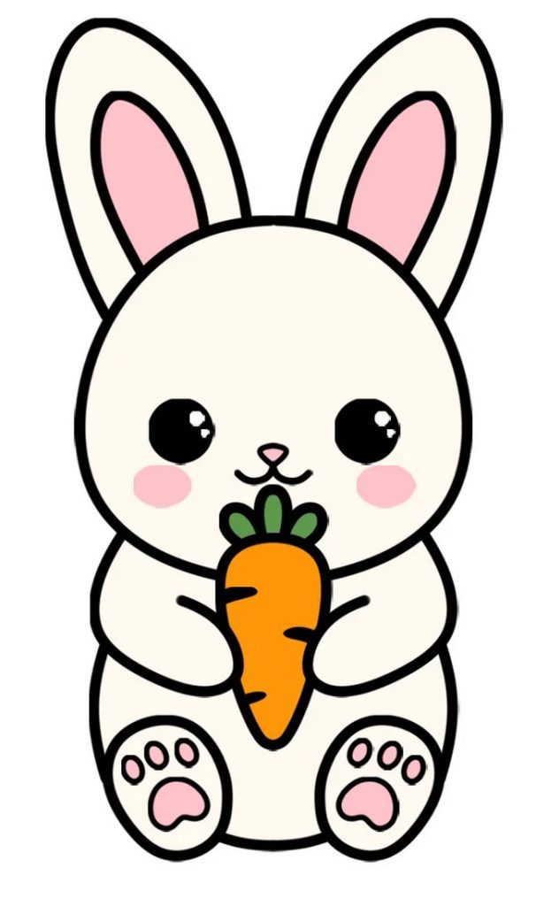 26 Easy Bunny Drawings With Step By Step Guide - DIY Crafts