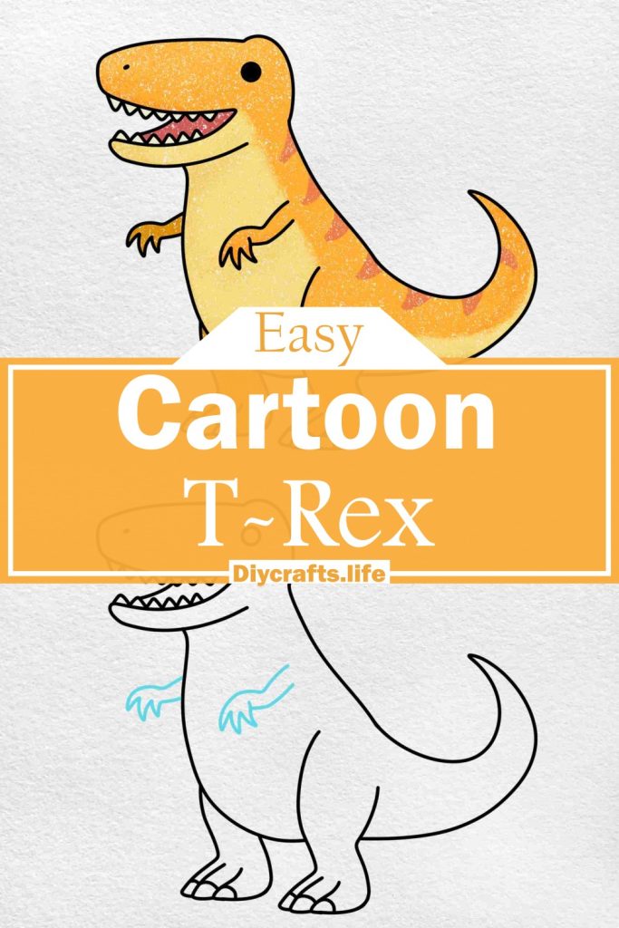 21 Easy Dinosaur Drawings With Step By Step Guide - DIY Crafts