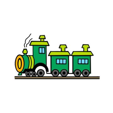 28 Easy Train Drawing Ideas - Step by Step Guide - DIY Crafts