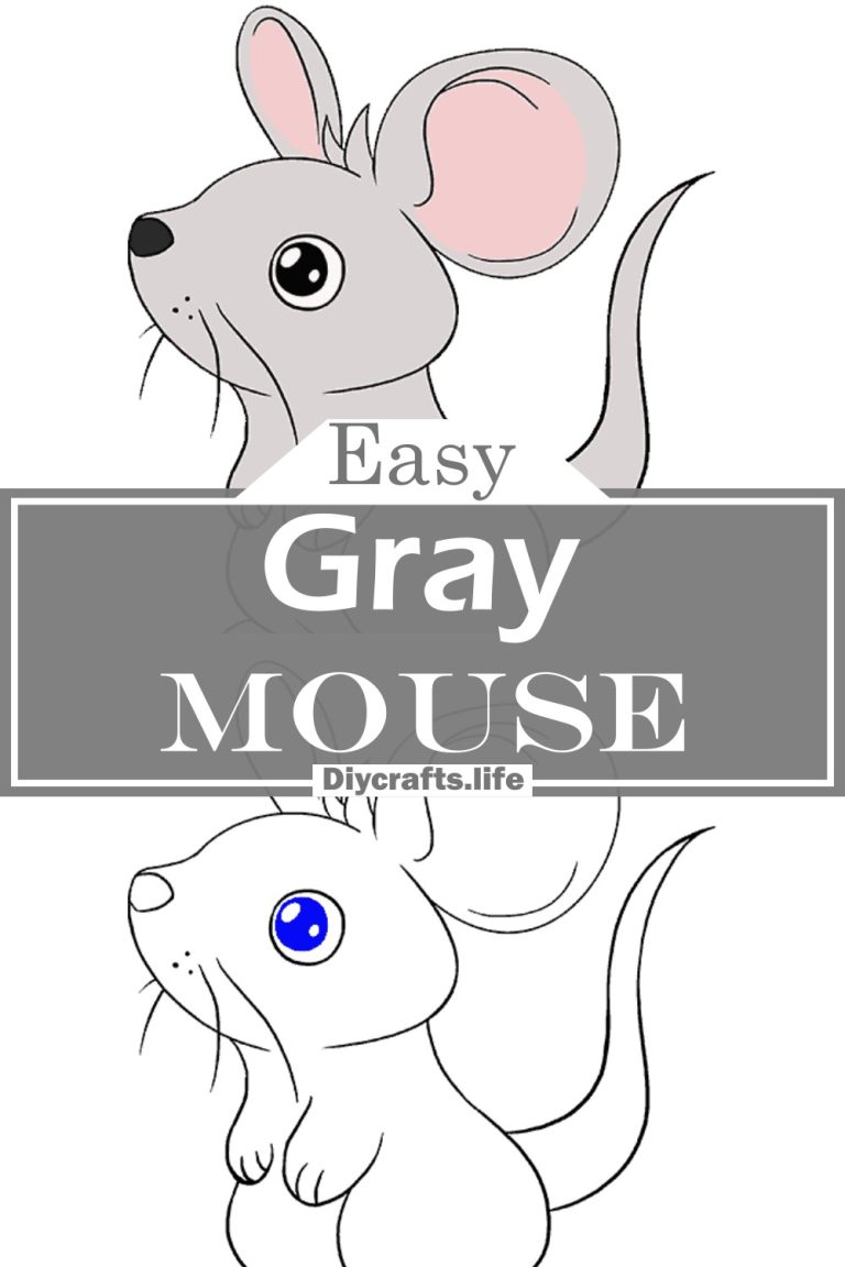 23 Easy Mouse Drawings - Step By Step Guide - DIY Crafts
