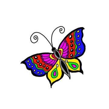 30 Learn Easy Butterfly Drawing Ideas - DIY Crafts