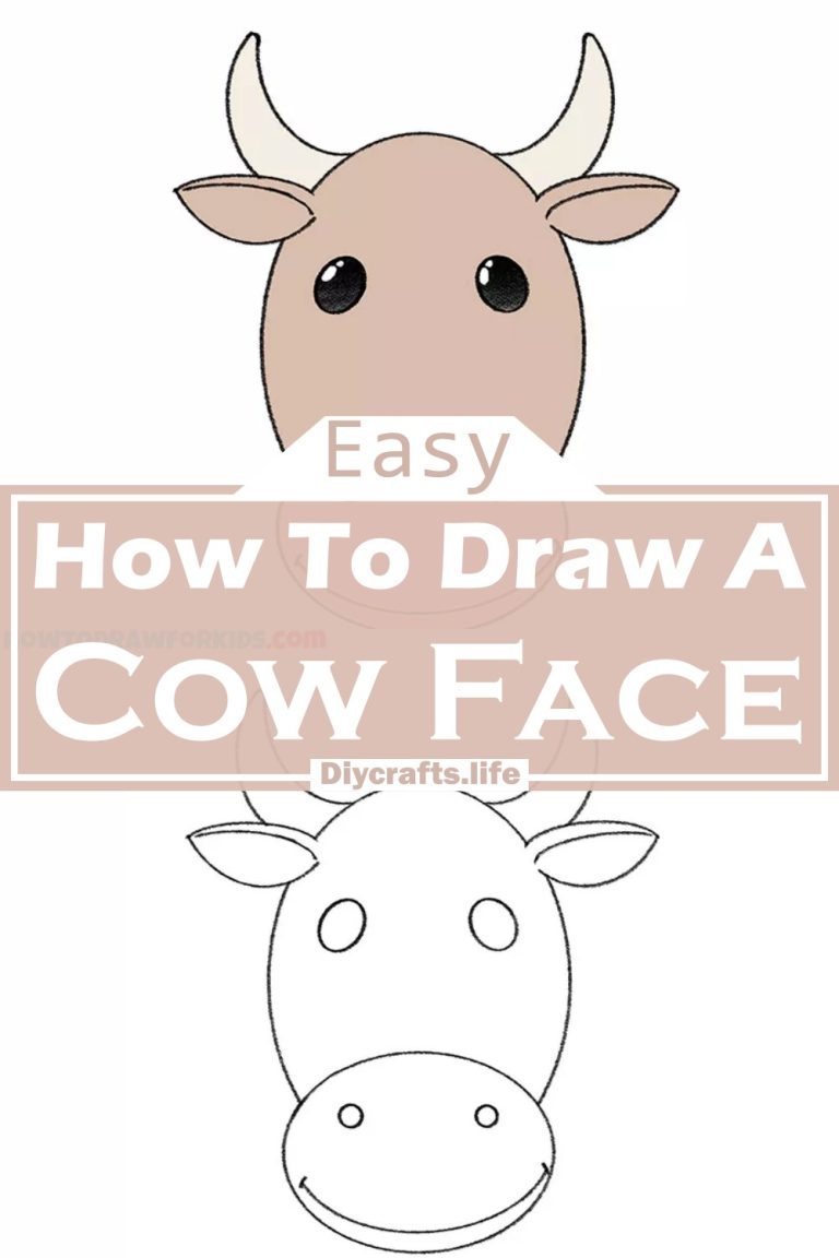 25 Easy Cow Drawings - Step By Step Guide - DIY Crafts