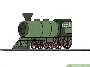 28 Easy Train Drawing Ideas - Step by Step Guide - DIY Crafts