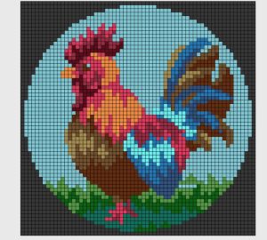 11 Cute Chicken Perler Beads Patterns - DIY Crafts