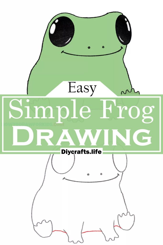 25 Easy Frog Drawing Ideas For Fun - DIY Crafts