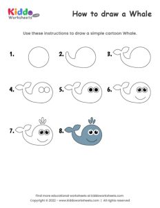 20 Whale Drawing Ideas For Kids Fun - DIY Crafts