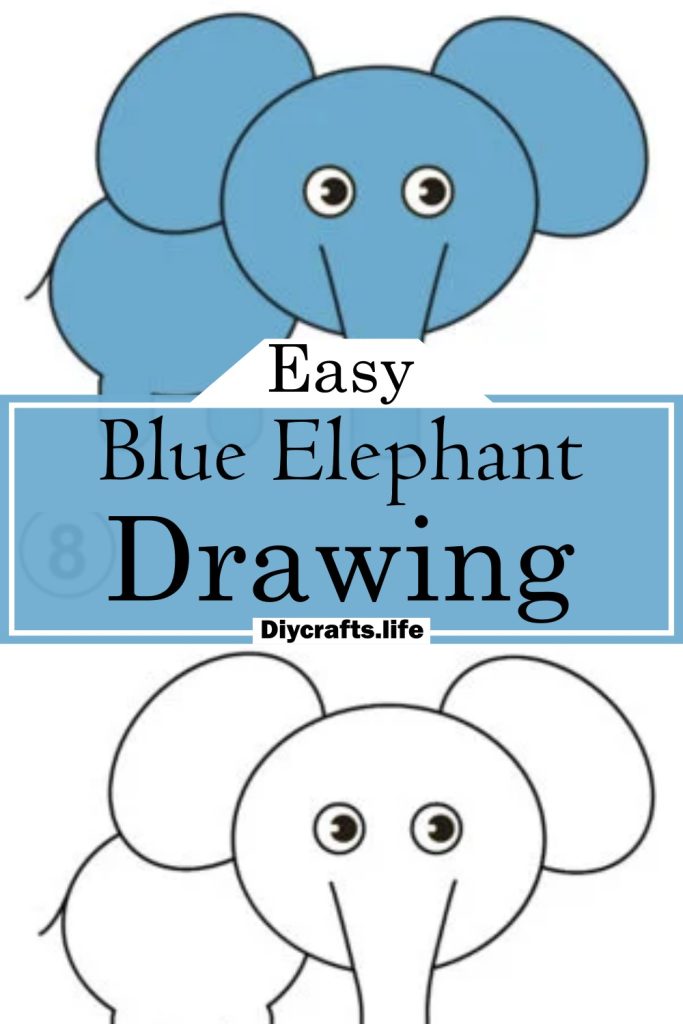 28 Easy Elephant Drawings - Step By Step Guide - DIY Crafts