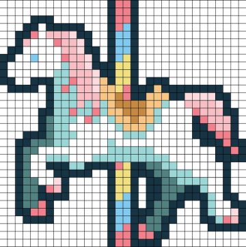 16 Easy Horse Perler Bead Patterns - DIY Crafts