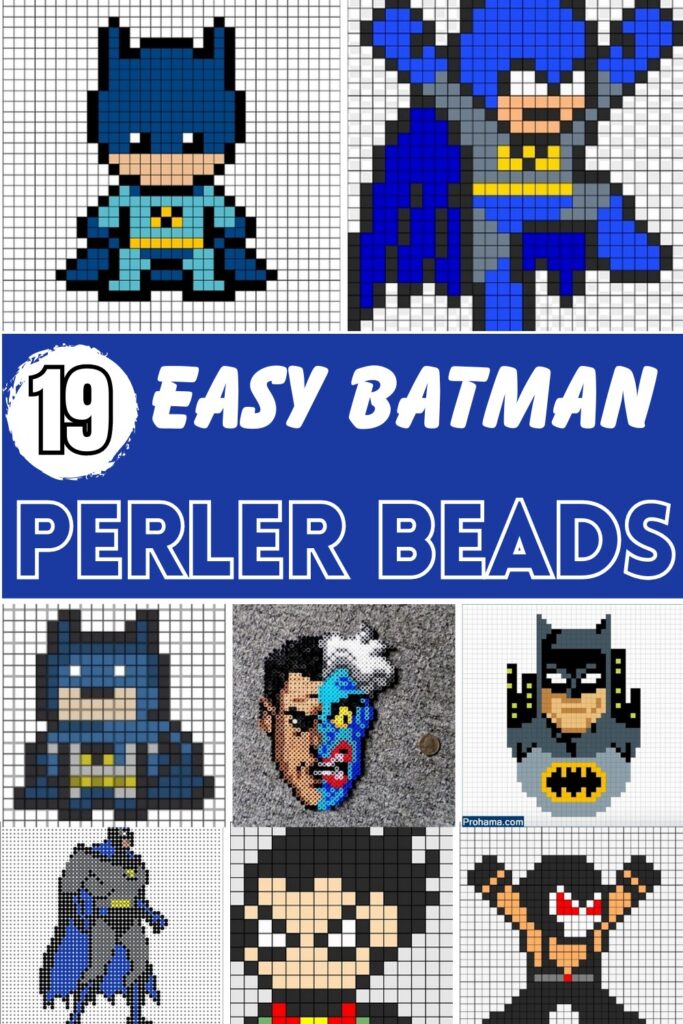 19 Easy Batman Perler Beads Patterns - DIY Crafts