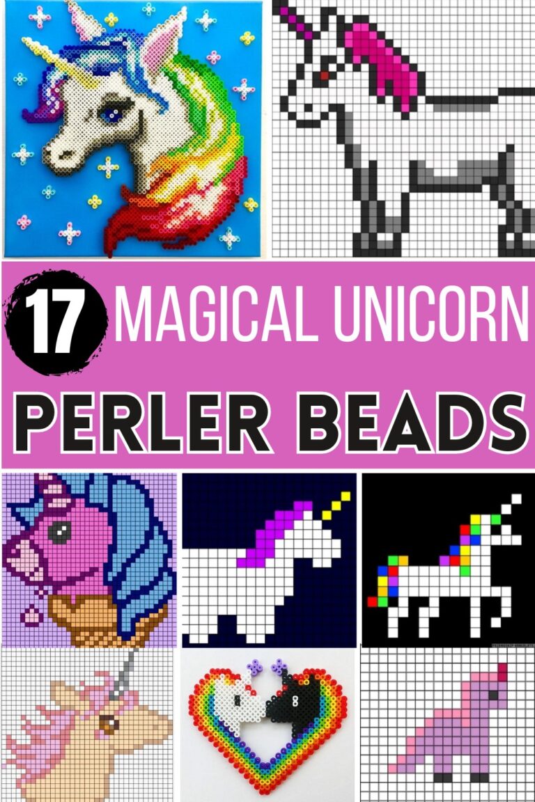 17 Easy Magical Unicorn Perler Beads Patterns - DIY Crafts