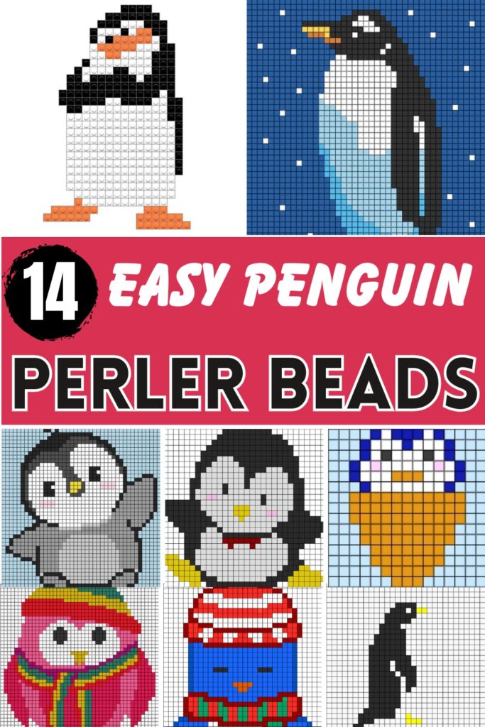 14 Easy Penguin Perler Beads Patterns - DIY Crafts