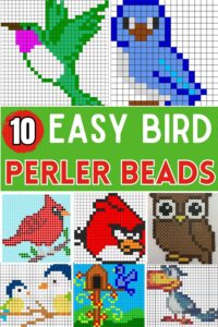 10 Easy Perler Bead Bird Patterns For Kids - DIY Crafts
