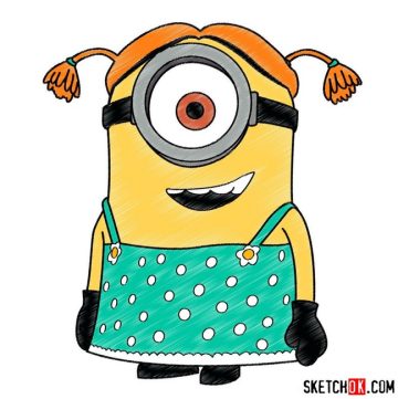 31 Easy Minion Drawings with Step- By-Step Instructions - DIY Crafts