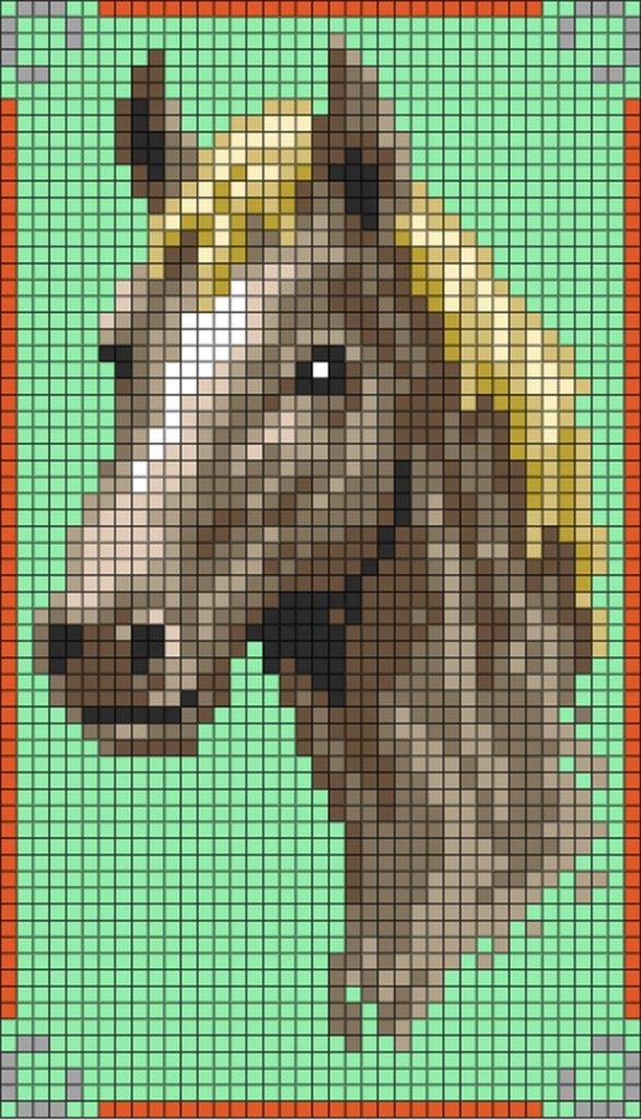 16 Easy Horse Perler Bead Patterns - DIY Crafts