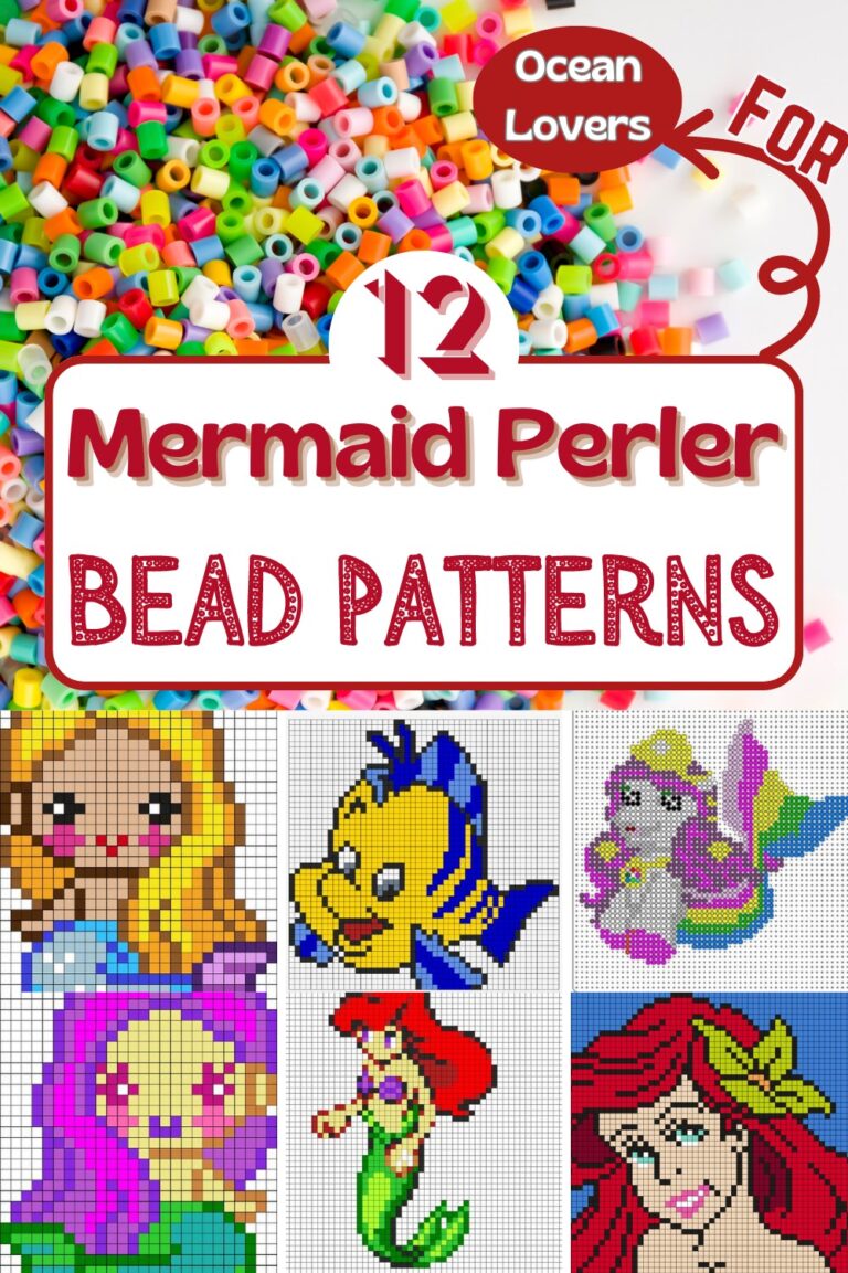 12 Mermaid Perler Beads For Ocean Lovers - DIY Crafts