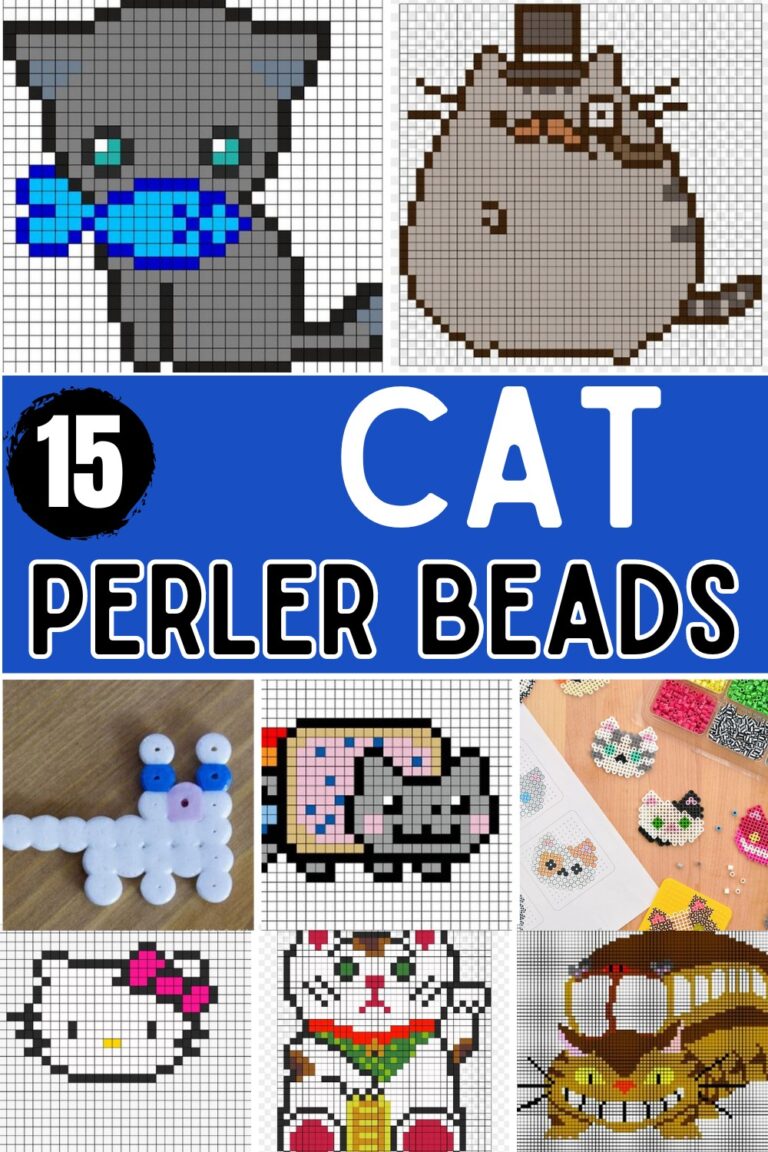 15 Cat Perler Beads For Young Artists - DIY Crafts