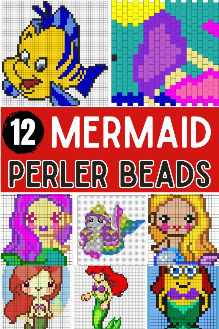 12 Mermaid Perler Beads For Ocean Lovers - DIY Crafts