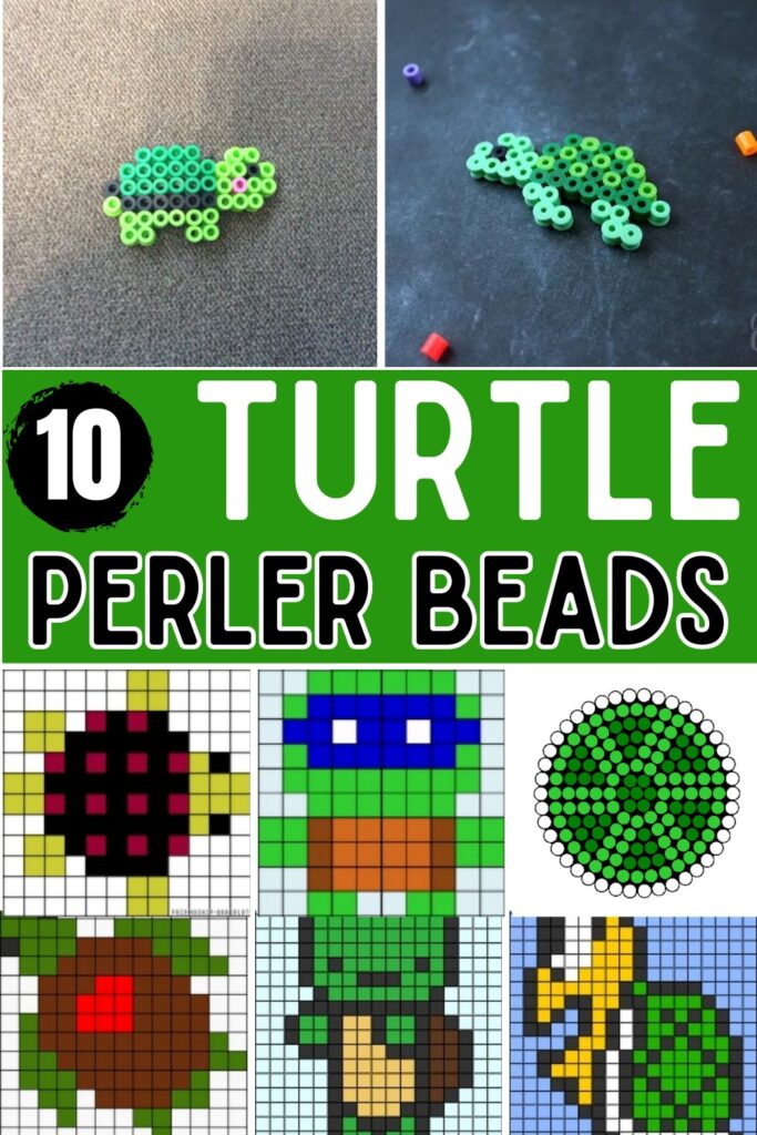 10 Turtle Perler Bead Patterns For TMNT Fans - DIY Crafts