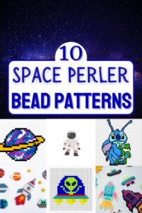 10 Space Perler Bead Patterns Free - DIY Crafts