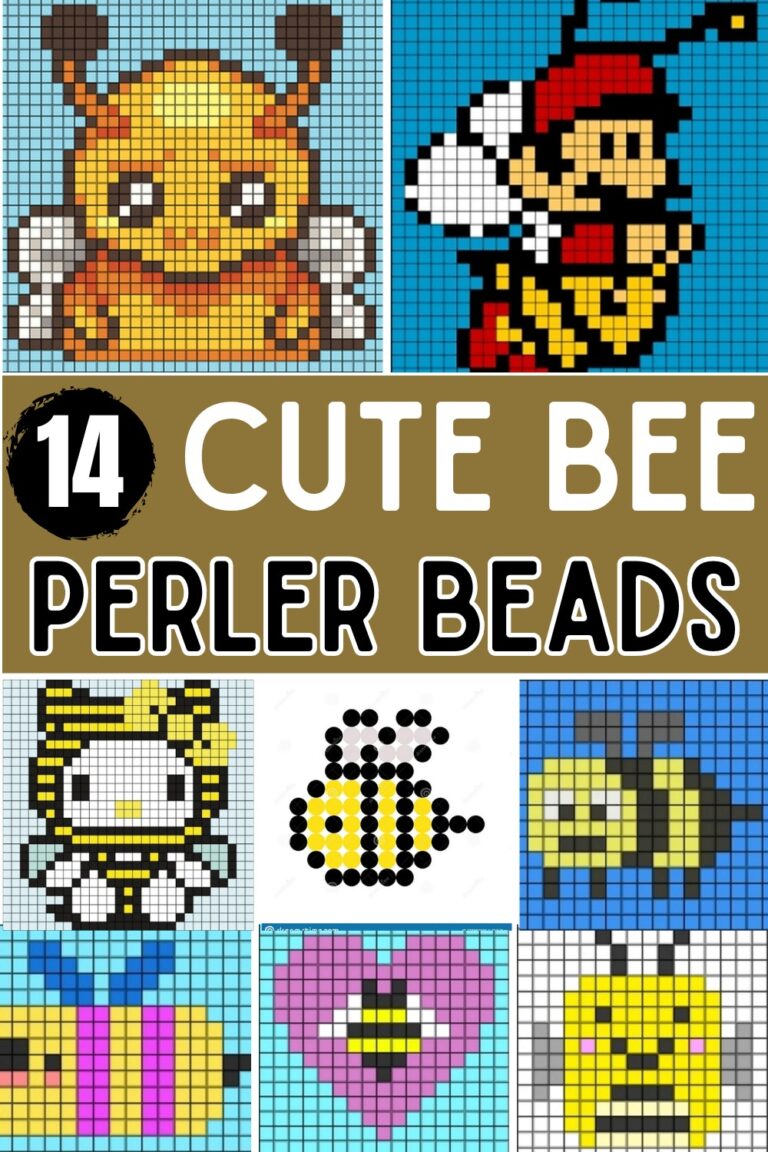 14 Bee Perler Beads Patterns For All Skills Levels - DIY Crafts