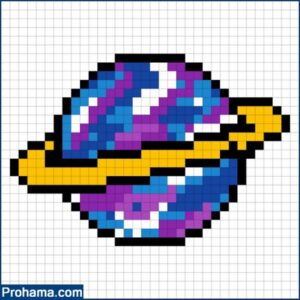 10 Space Perler Bead Patterns Free - DIY Crafts