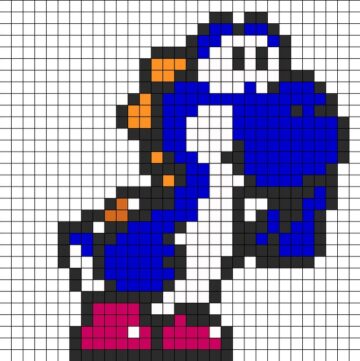 8 Yoshi Perler Beads Patterns For Super Mario Fans - DIY Crafts