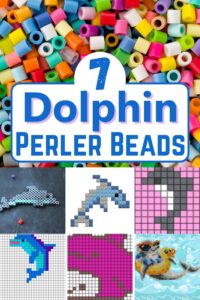 7 Dolphin Perler Beads Patterns Free - DIY Crafts