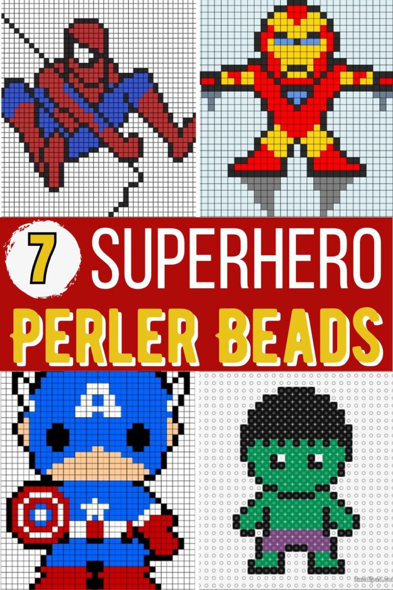 7 Superhero Perler Beads Patterns For Craft Lovers - DIY Crafts