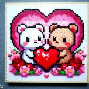 7 Valentine Perler Bead Patterns For Handmade Gifts - DIY Crafts